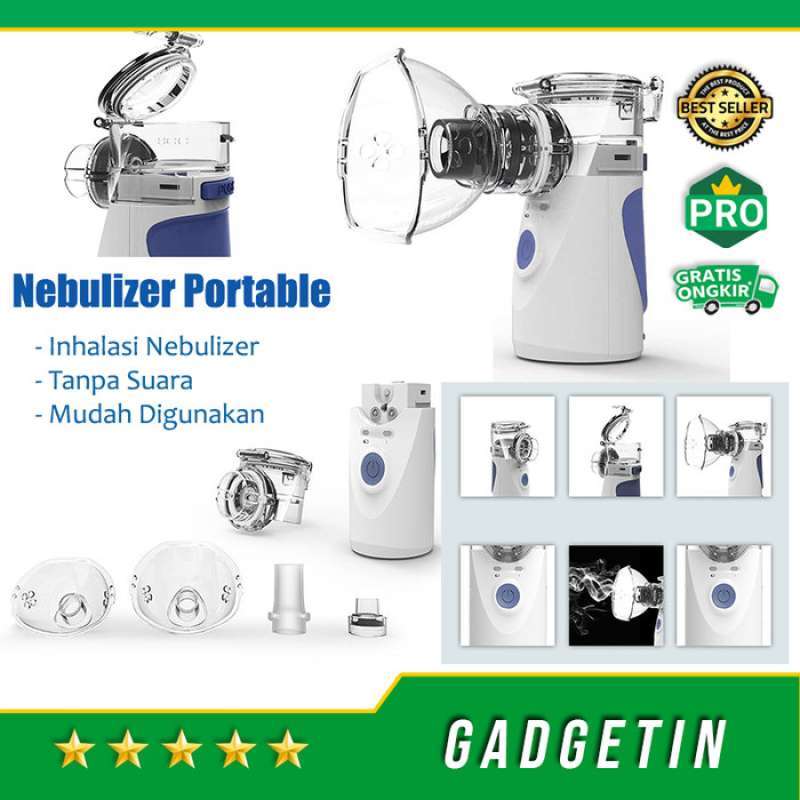 Promo Nebulizer Portable Alat Uap Inhaler Terapi Covid Asma Oksigen ...