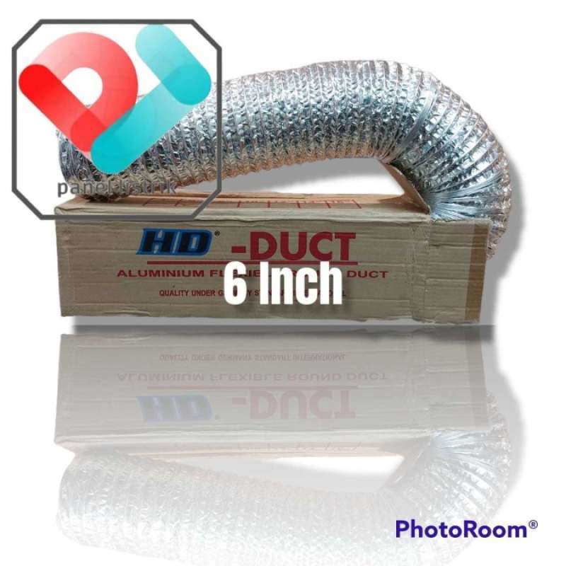 Jual FLEXIBLE 6INCH CEROBONG ASAP FLEXIBLE 6IN diameter 15CM HEXOS FAN ...
