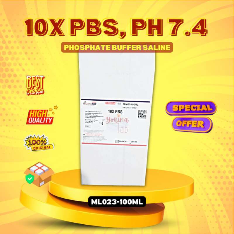 Jual 10X PBS (Phosphate Buffered Saline), pH 7.4, 100 ml di Seller Focus ID - Cilandak Timur ...