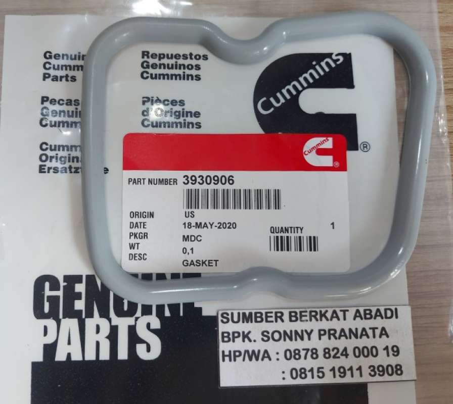 Jual Cummins 3930906 Valve Cover Gasket Di Seller Himaga Store ...