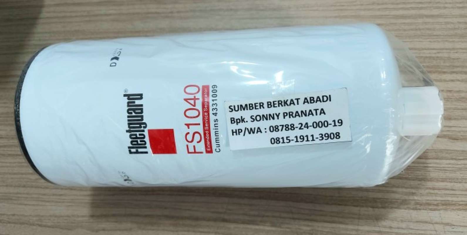Jual Fleetguard Fs1040 Fs 1040 Fs-1040 Fuel Filter - Cummins 4331009 Di Seller Himaga Store ...