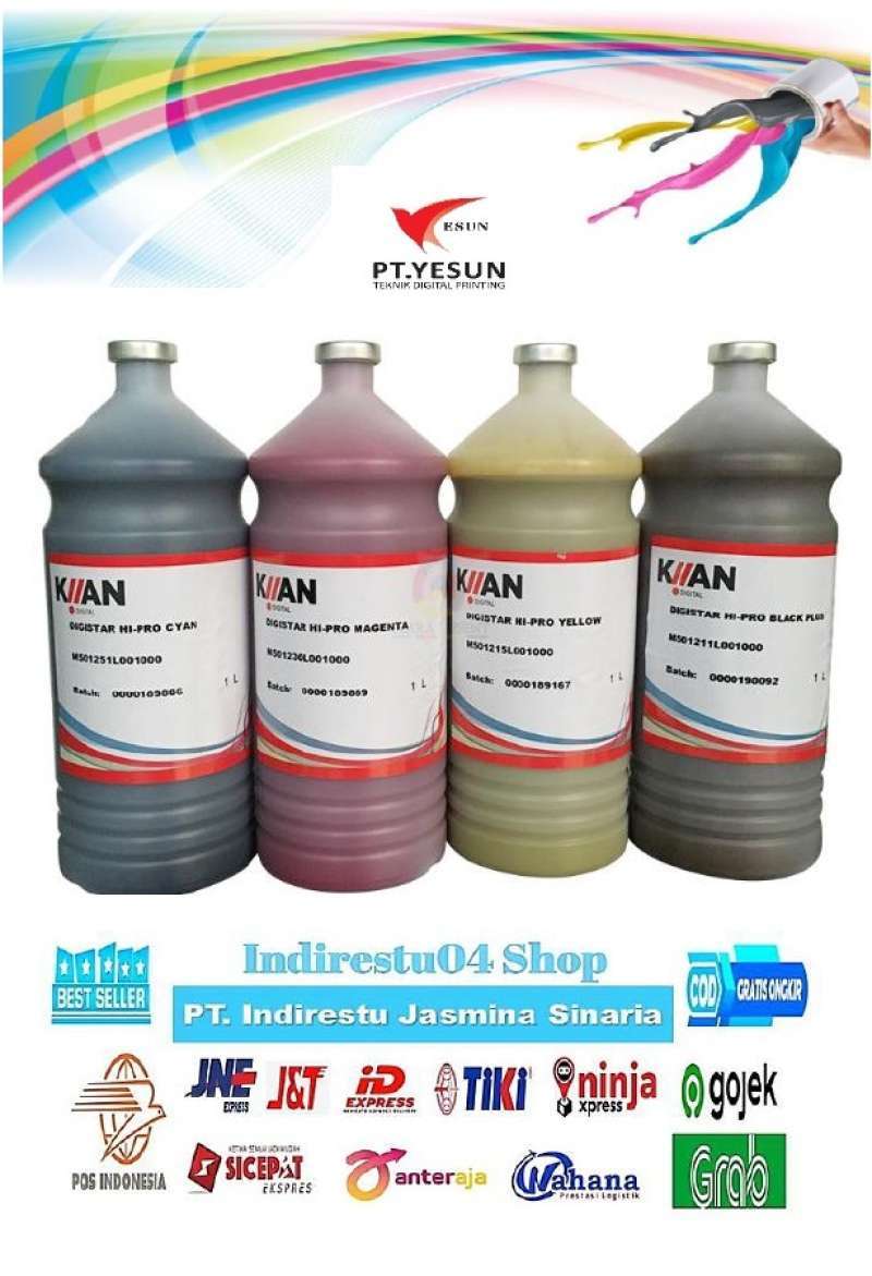 Jual Tinta Sublim / Sublimasi Kiian Italia ( Hipro ) - 1 Liter Di ...
