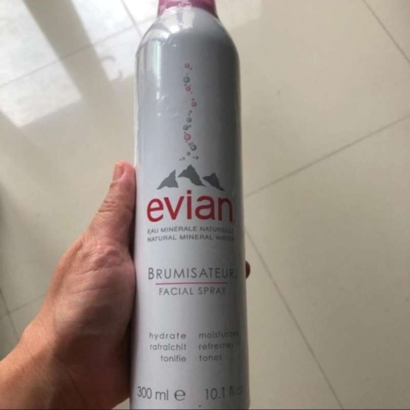 Jual EVIAN Facial Spray-300ml Brumisateur FacialSpray Natural Mineral ...