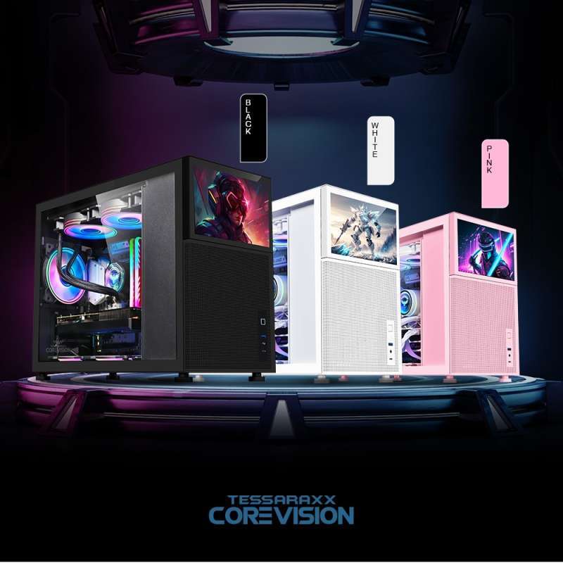 Jual Casing Gaming Armaggeddon Tessaraxx Corevision M-atx Gaming Pc ...