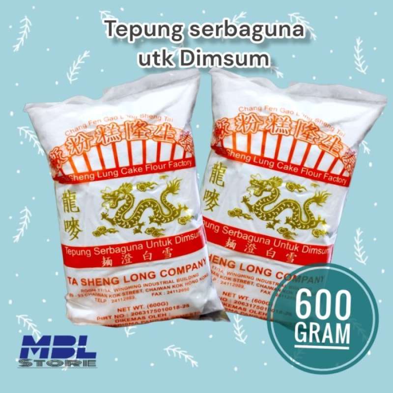 Jual Tai Sheng Lung Cake Flour Tepung Serbaguna Untuk Dimsum Naga 600 ...