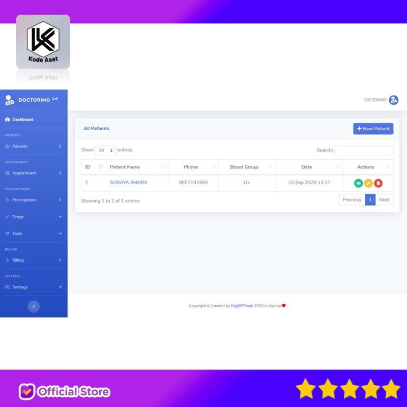 Promo Source Code Aplikasi Doctorino - Doctor Practice Management System Laravel By Kodeaset ...