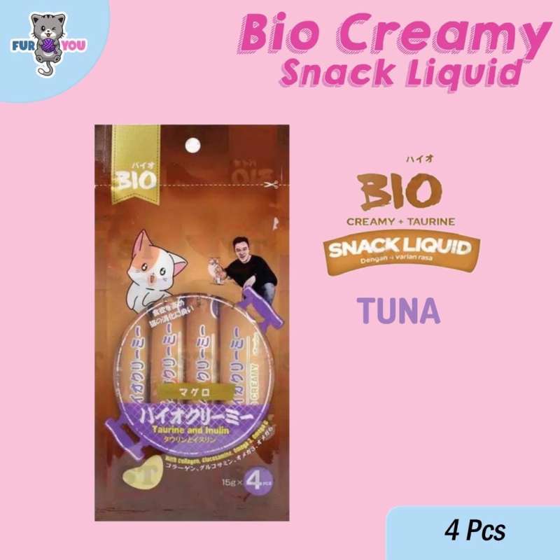 Jual Snack Kucing Bio Creamy - Tuna Di Seller Fur You Jakarta - Pondok ...