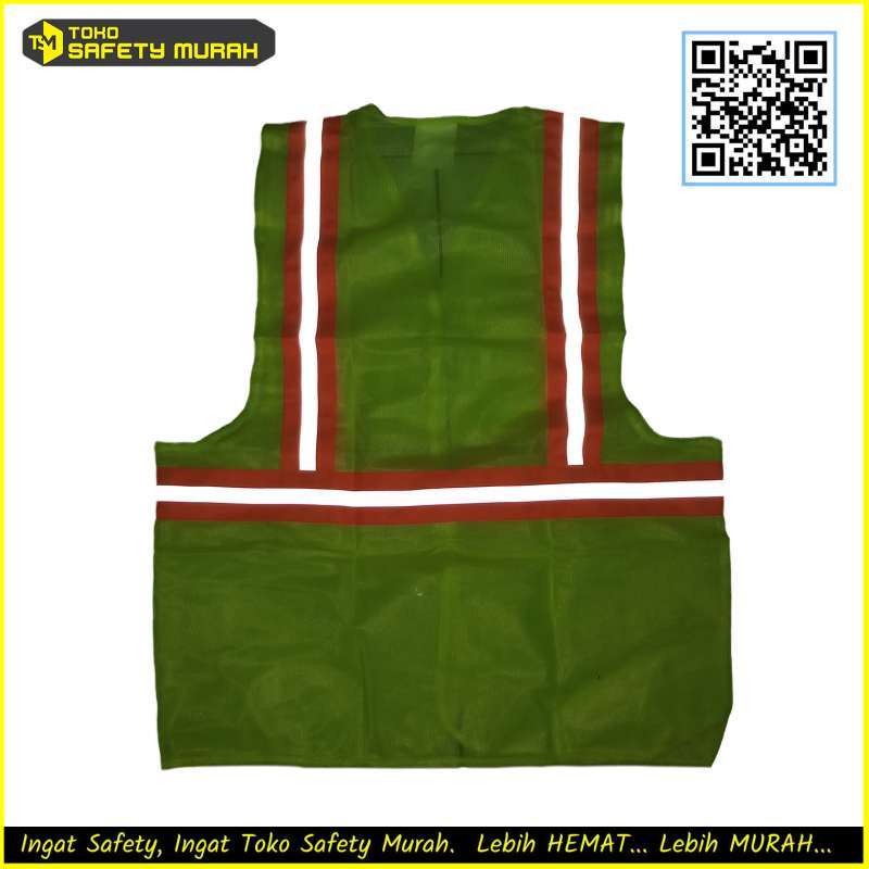 Jual Rompi Proyek Kerja Lapangan Safety Vest Polyster Polyester Rompi ...