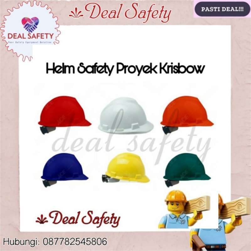 Jual Helm Safety Proyek KRISBOW / Helm Proyek KRISBOW di Seller Himaga ...