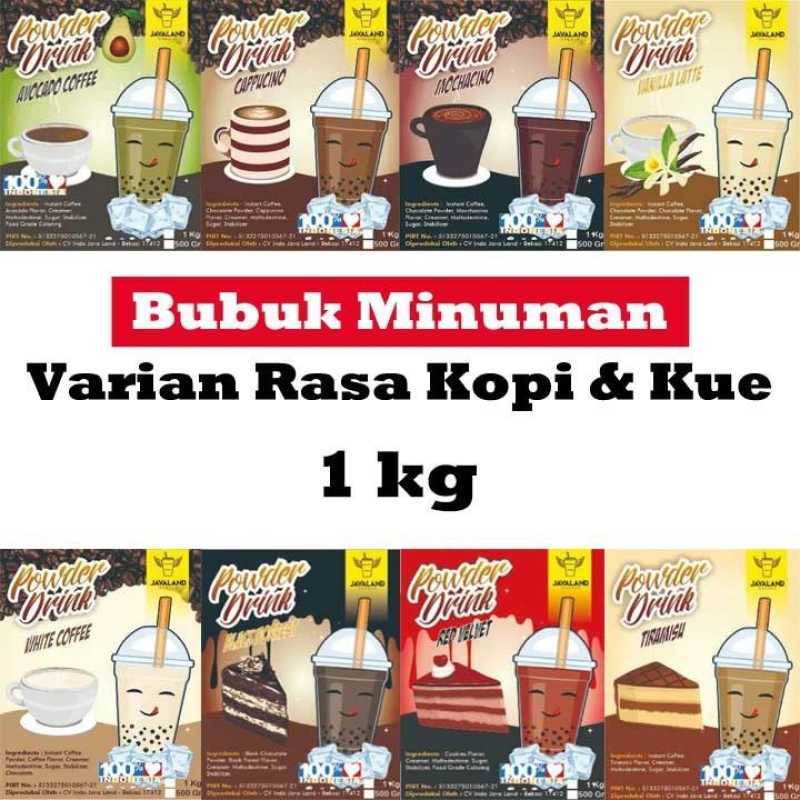 Jual Bubuk Minuman Reguler 1kg Varian Rasa Kopi Dan Kue - Red Velvet di ...