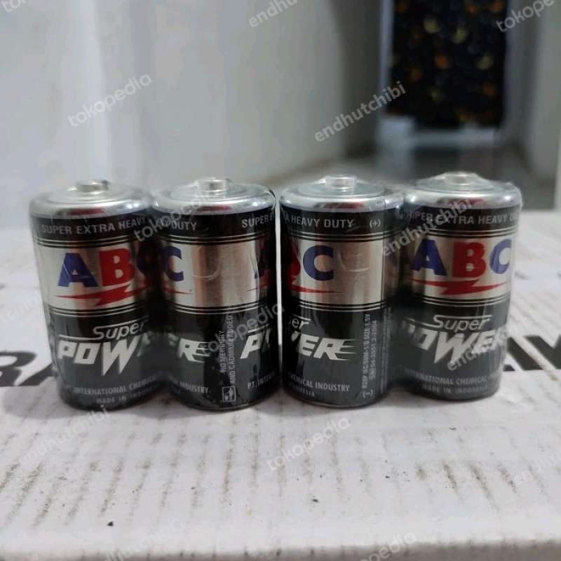 Jual Batrai Batre Abc Super Power Isi 2 Type D/r20 1.5 Volt Original Di ...
