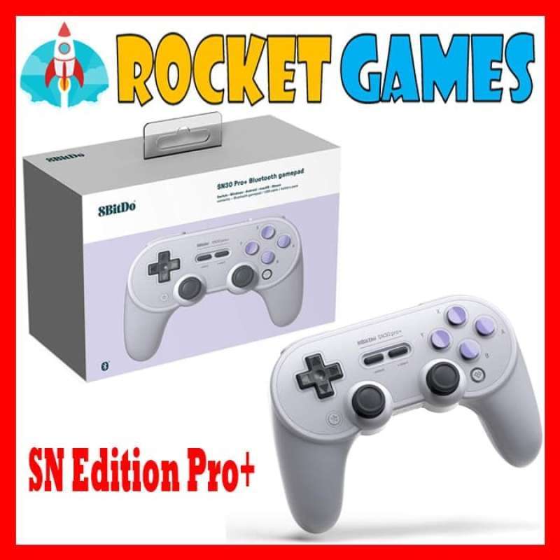 Jual 8bitdo SN30 Pro+ Bluetooth Gamepad Switch Windows Android SN Edition di Seller Premier ...