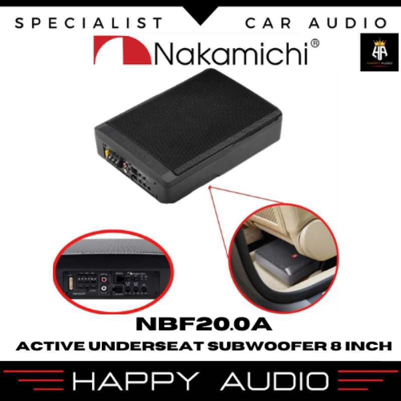 Jual Subwoofer Active Underseat Nakamichi Nbf20.0a 8 Full Aluminum Kolong Di Seller Happy Audio ...