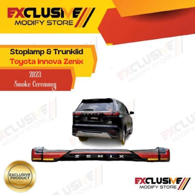 Jual NEW STOPLAMP & TRUNKLID TOYOTA INNOVA ZENIX 2023 CEREMONIAL SMOKE ...
