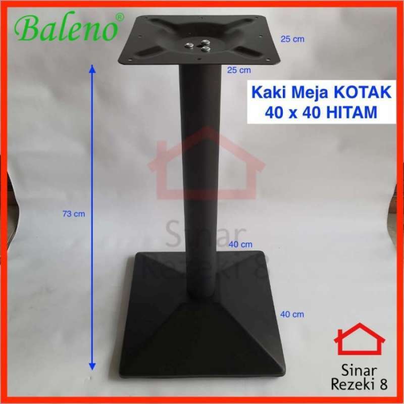 Promo Kaki Meja Bulat Ã˜ 45 Cm Hitam / Black Cafe Restoran Foodcourt ...