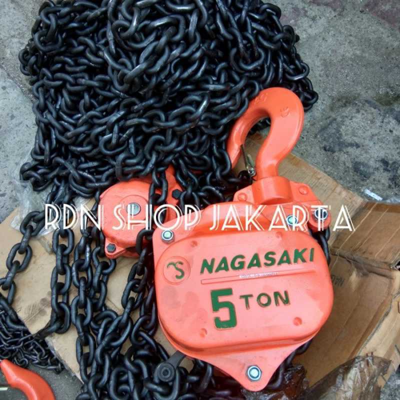 Jual chain block takel 5 ton x 15 meter NAGASAKI JAPAN-alat angkat ...
