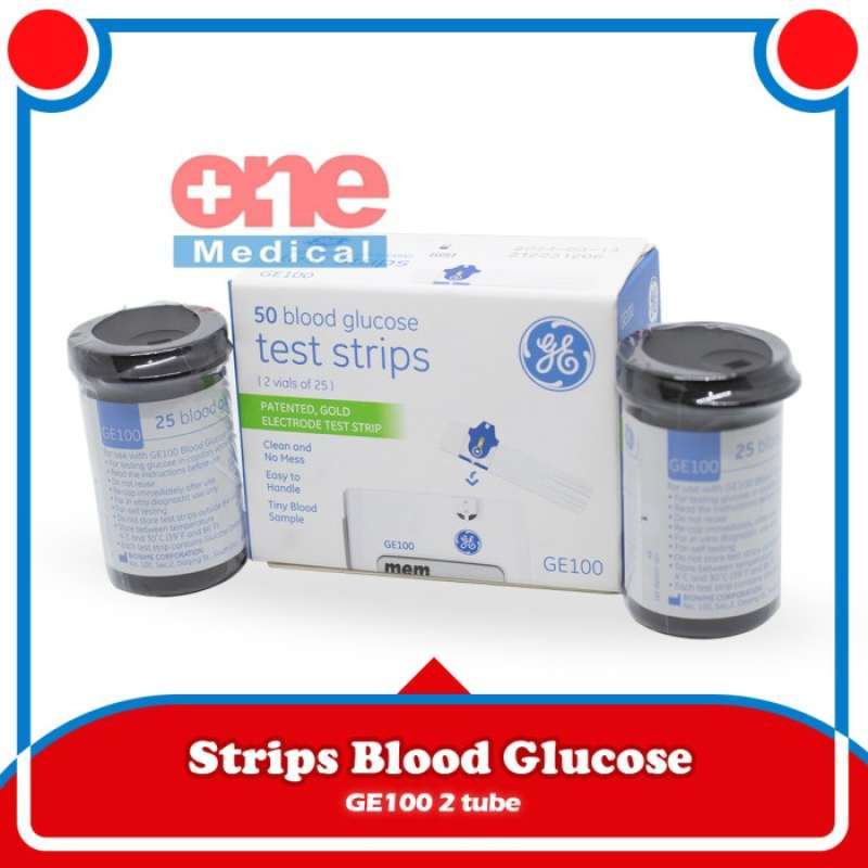 Promo Ge100 Blood Glucose Test Strips Diskon 23% Di Seller Super Self ...