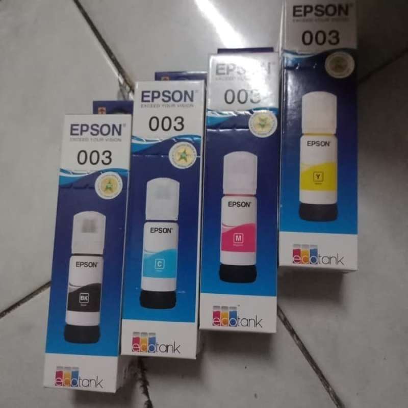 Promo Tinta Epson L3110 L3150 L5190 003 -varian/satuan Diskon 23% Di Seller Silia Store ...