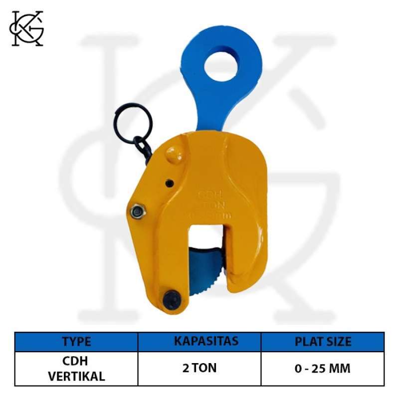 Jual Alat Angkat Plat 2 ton / Lifting Clamp Hook Vertikal 2 T di Seller ...