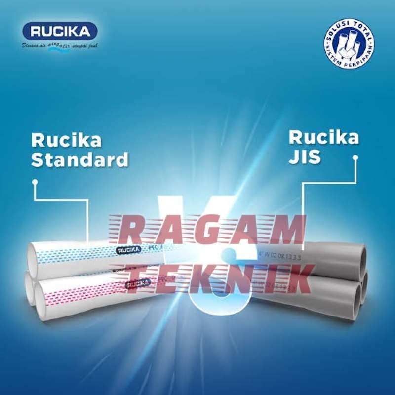Promo Pipa Pvc Rucika 5 Vp Vu Abu Jis Aw D Putih Standard Wavin Diskon 33% Di Seller Belibanyak ...