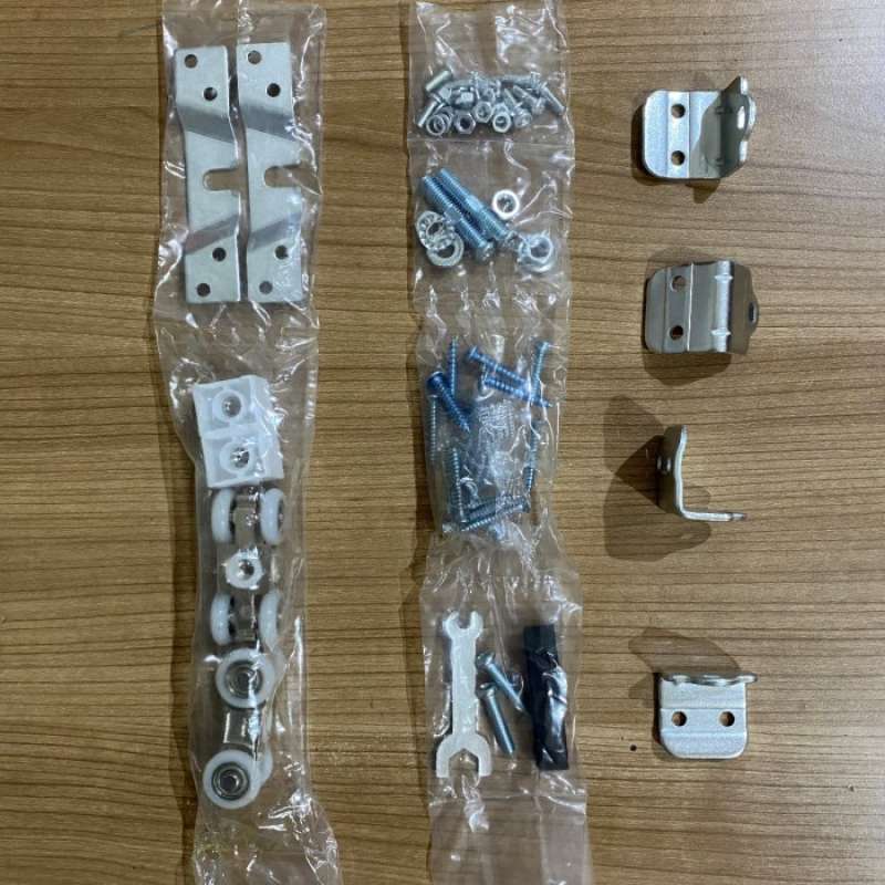 Promo Sliding Rail E4 J4 Set Pintu Geser Komplit Roda dan Rel 200 - 210 ...