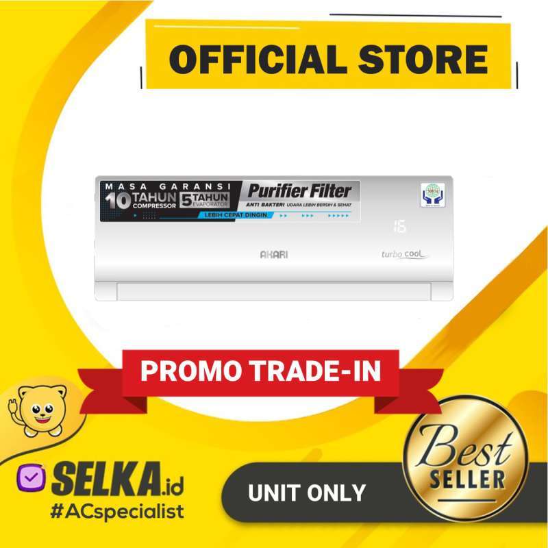 Jual Ac Akari A-05tc88lw Ac Split 1/2 Pk Standard Di Seller Selka Id Official Store - Sejuk ...