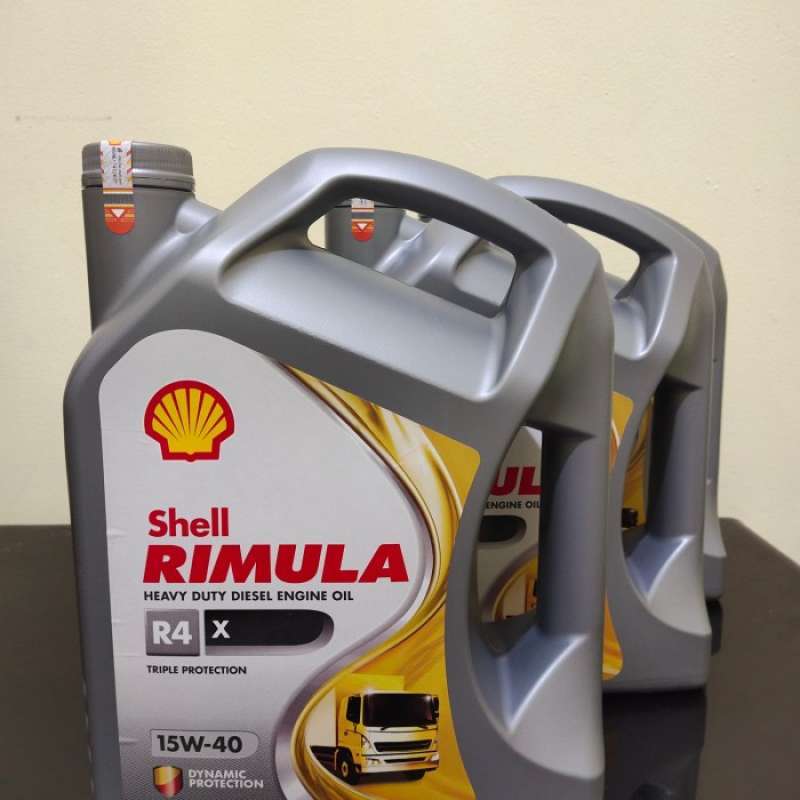 Promo oli Shell R4 Rimula Oil diesel 15w-40 5liter Diskon 23% di Seller ...