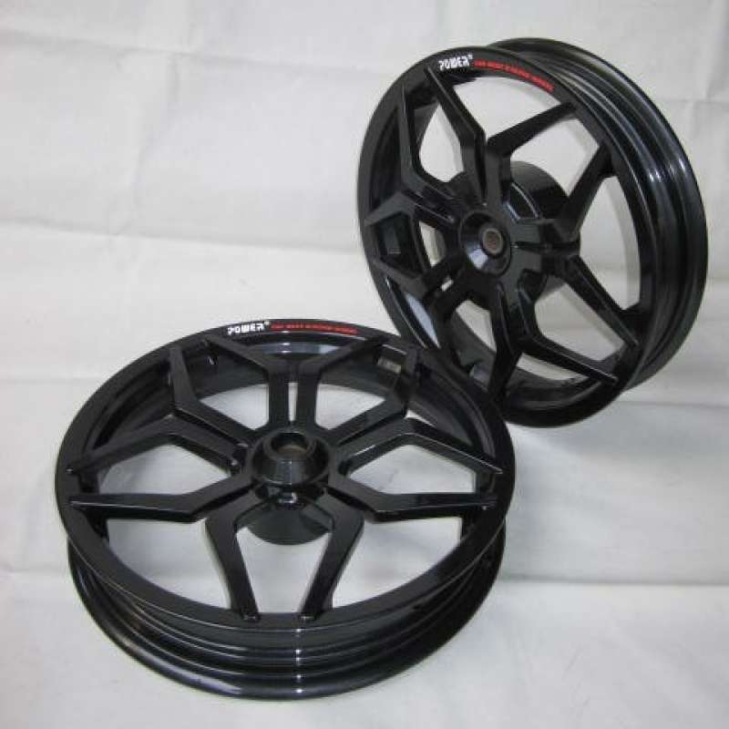Promo velg motor 110 Beat Spacy POWER Star black Diskon 23% di Seller ...
