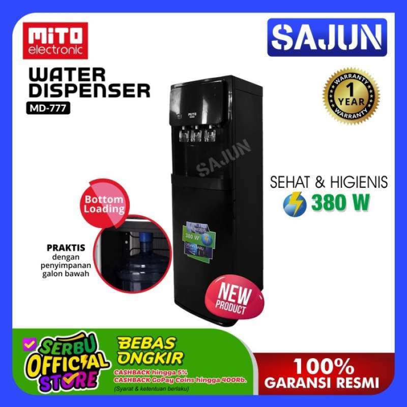 Promo Mito Md-777 Water Dispenser Galon Bawah Md777 Diskon 23% Di ...