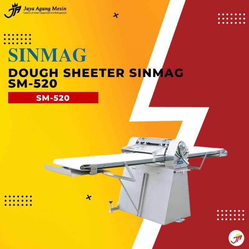 Jual Mesin Penipis Adonan Sinmag / Sm-520 Heavy Duty Dough Sheeter Di Seller Jaya Agung Mesin ...