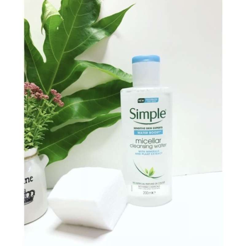 Jual Simple Water Boost Micellar Cleansing Water 200ml Di Seller ...