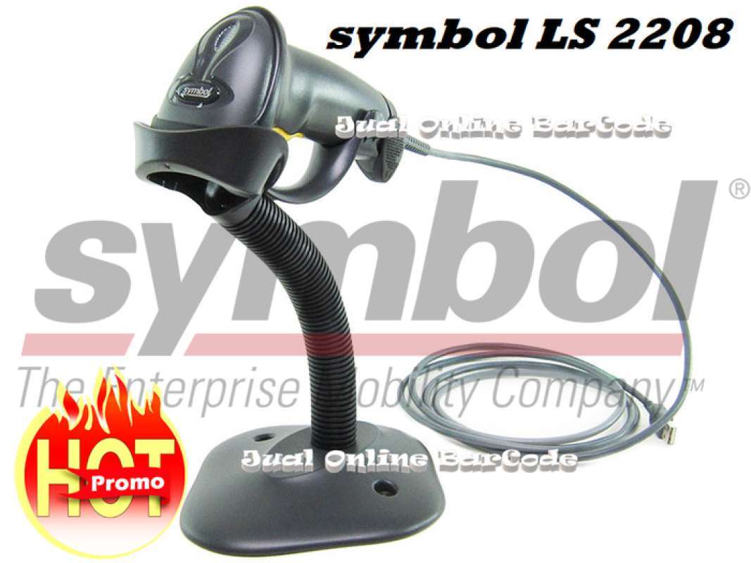 Jual Symbol Ls2208 Serial / Rs232 - Ps2 - Usb Cable Scanner Barcode ...