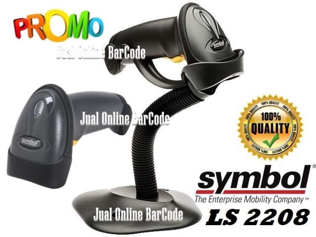 Jual Symbol Ls2208 Serial / Rs232 - Ps2 - Usb Cable Scanner Barcode ...