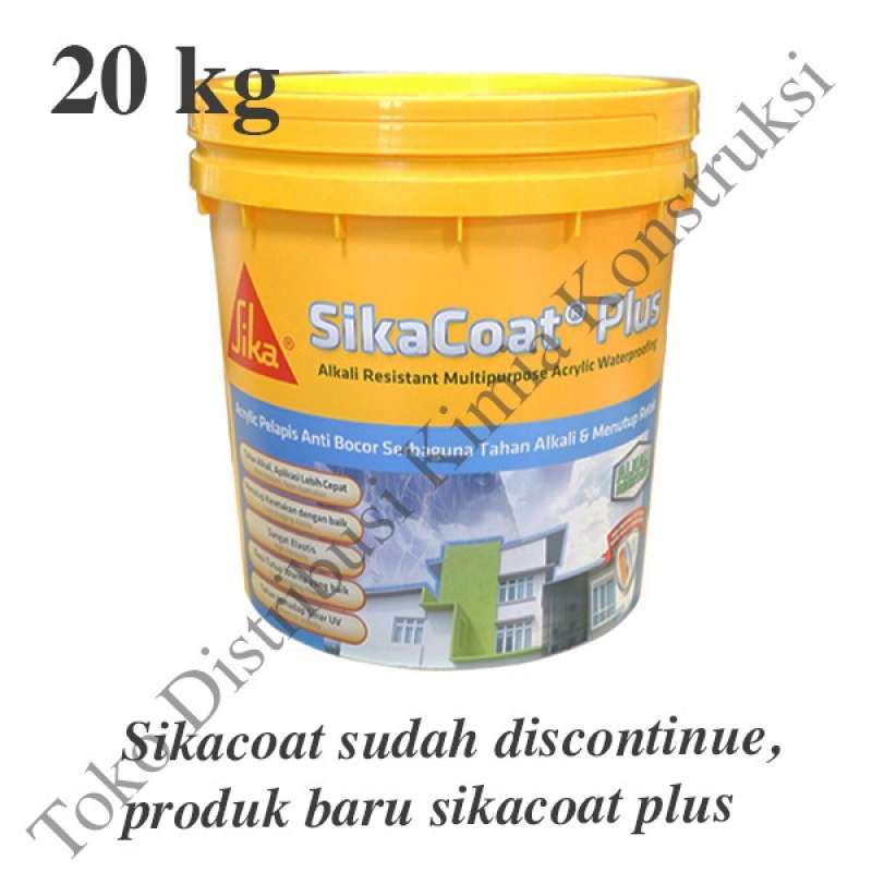 Promo Sikacoat Sika Coat Plus Cat Pelapis Anti Bocor 20kg Waterofing ...