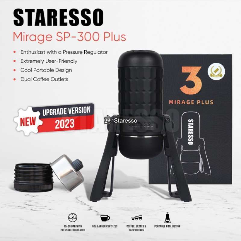 Promo Staresso SP-300 Pro Mirage Upgrade Version Portable Espresso SP ...