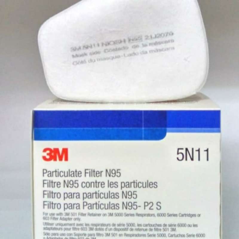 Promo 3M Particulate Filter 5N11, N95 - Per Box Diskon 33% di Seller ...