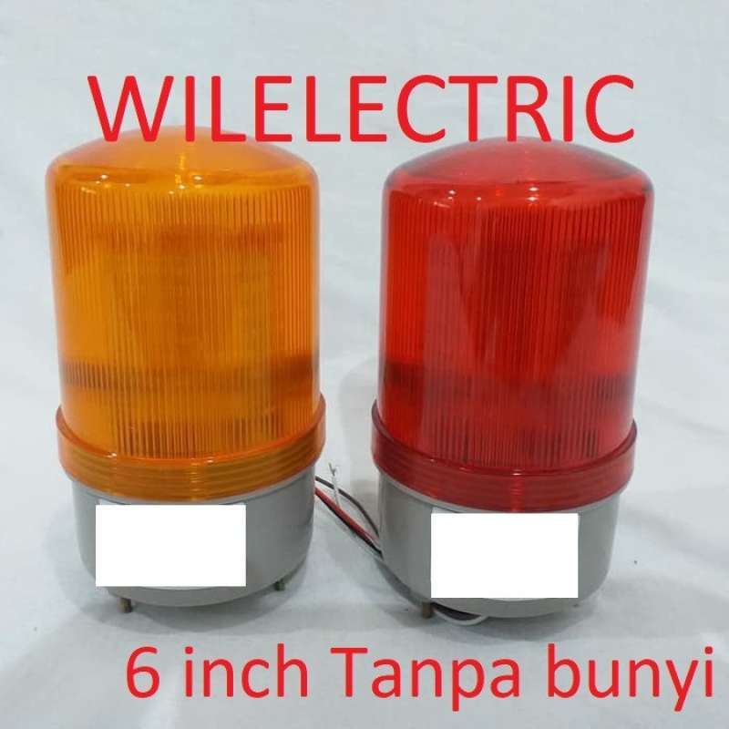 Promo lampu rotary / warning light LED 6 inch multi voltage tanpa ...