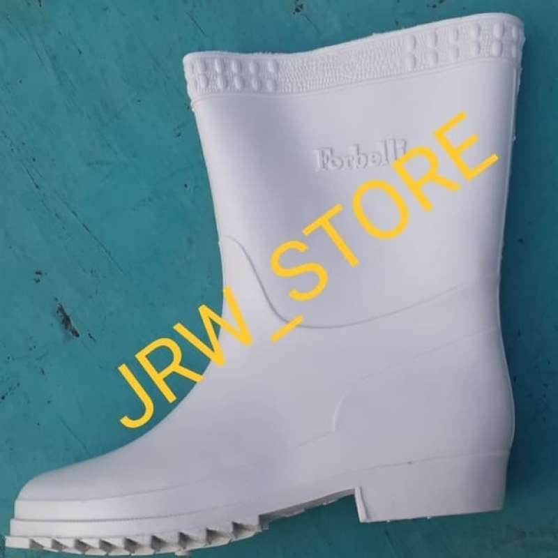 Promo SEPATU BOOTS APD SAFETY SHOES BOOT AIR HUJAN WARNA PUTIH MEDIS ...
