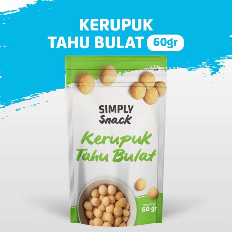 Jual WHS - Simply Snack Kerupuk Tahu Bulat [60 g] di Seller Simply ...