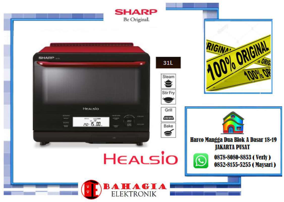 Promo OVEN HEALSIO AX-1700IN(R) Diskon 23% di Seller PT. Wakasa Pratama - Kalibata, Kota Jakarta ...