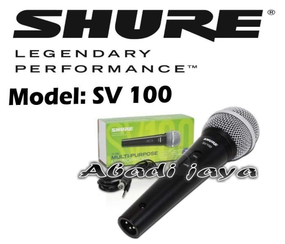 Jual Mic Shure Sv100 Original Murah - Harga Diskon Juni 2024 | Blibli.com