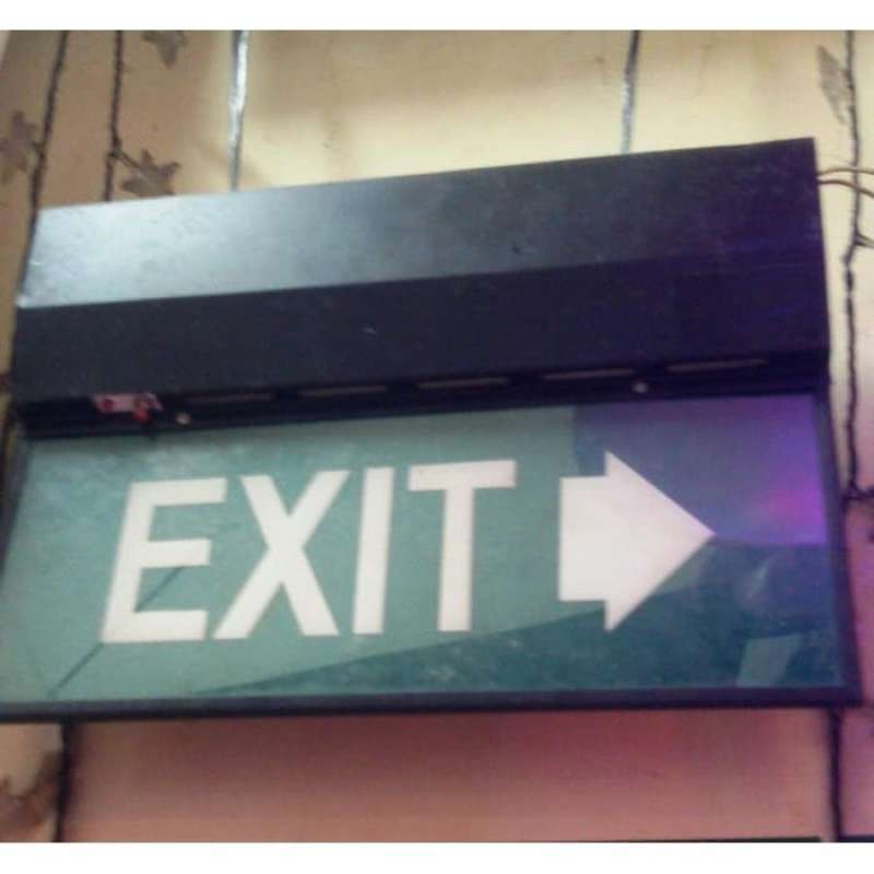 Promo Lampu Exit Panah / emergency exit panah / lampu darurat exit ... Promo Lampu Exit Panah / emergency exit panah / lampu darurat exit ...
