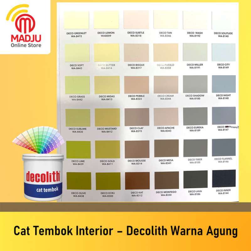 Promo Cat Tembok Interior Decolith 5kg Mixing Promo!! - Tokosepuluh10 ...