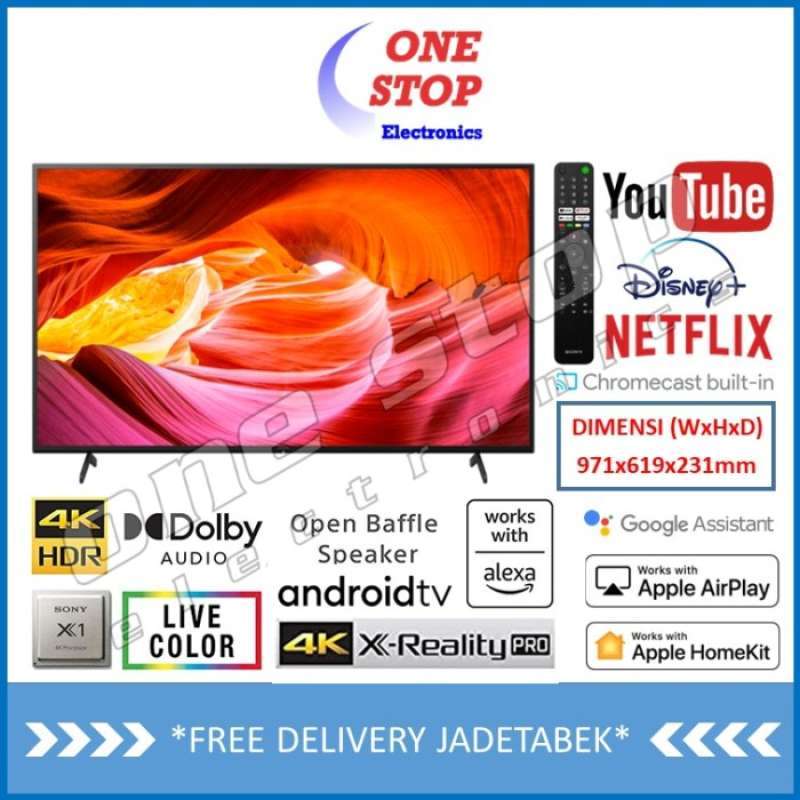 Promo SONY 43X75K 4K UHD HDR Smart Android TV 43 Inch KD-43X75K Diskon ...