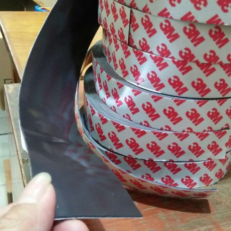 Promo 3m magnet strip tape- magnet tape kulkas 2 x 10 meter Diskon 23% ...