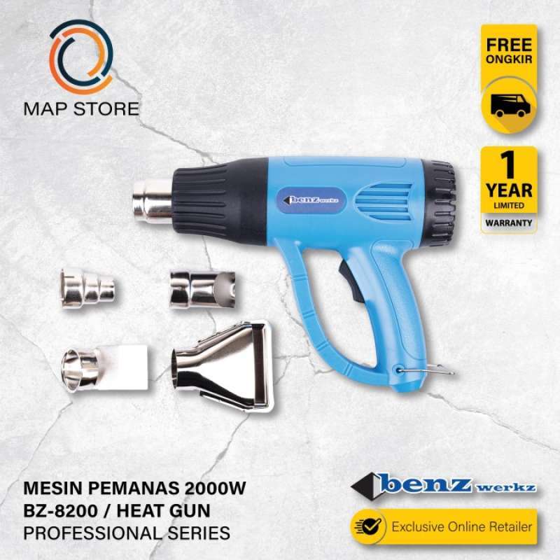 Promo Benz Heat Gun 2000 Watt / Mesin Pemanas Bz 8200 Diskon 23% Di ...