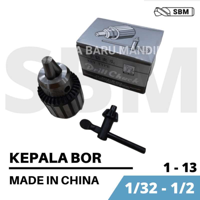 Promo Drill Chuck / Kepala Bor Cap Kuda 1/32-1/2 (1-13mm) Diskon 23% Di ...