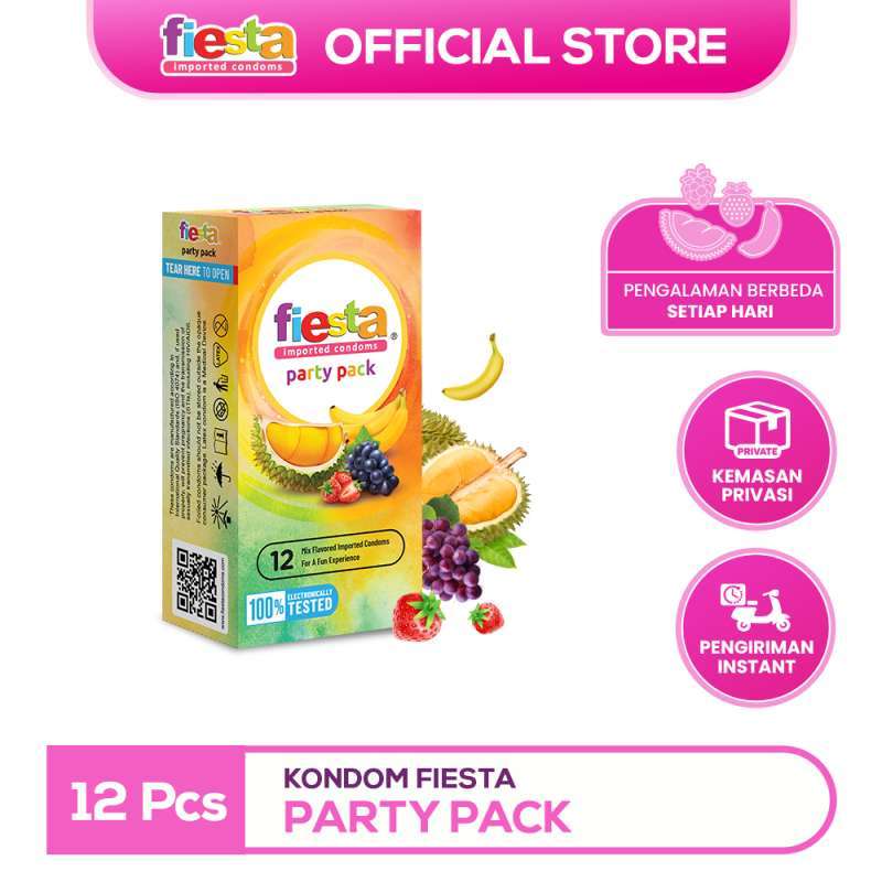 Promo Fiesta Party Pack Kondom [12 Pcs / Pack] - Diskon 15% Di Seller ...