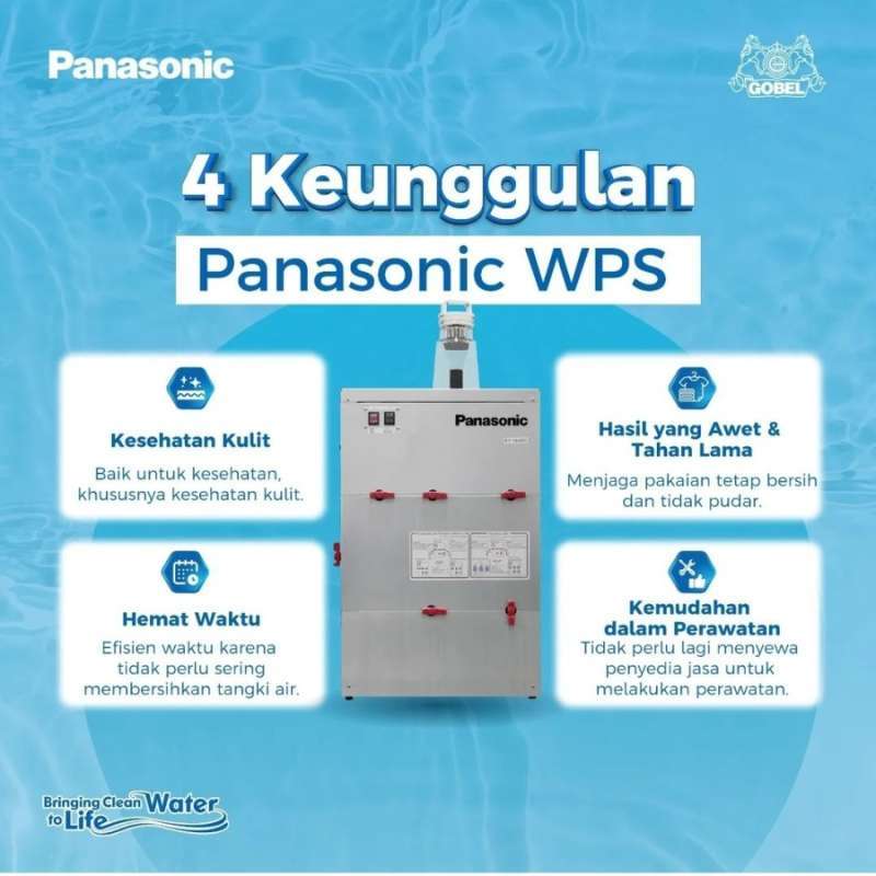 Jual Water Purification System Panasonic Fp 10lmsm1 Filter Air Wps Di ...