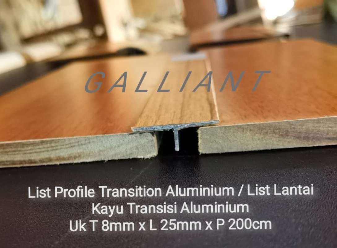 Promo Tansition Profile Aluminium / List Transisi Alum Lantai Kayu ...